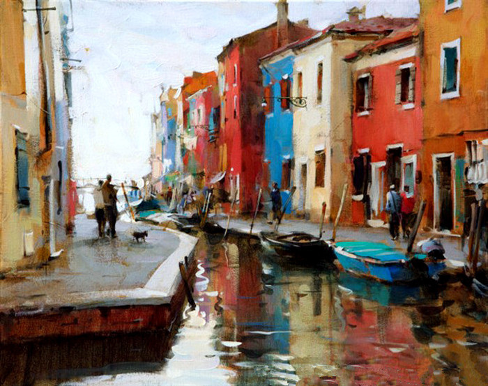 Dmitri Danish, 1966 | Venice Evening | Tutt'Art@ | Pittura * Scultura ...